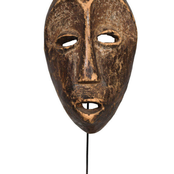 Nkisi triple faces mask - Nail, Wood - Bakongo - DR Congo - Asian ...